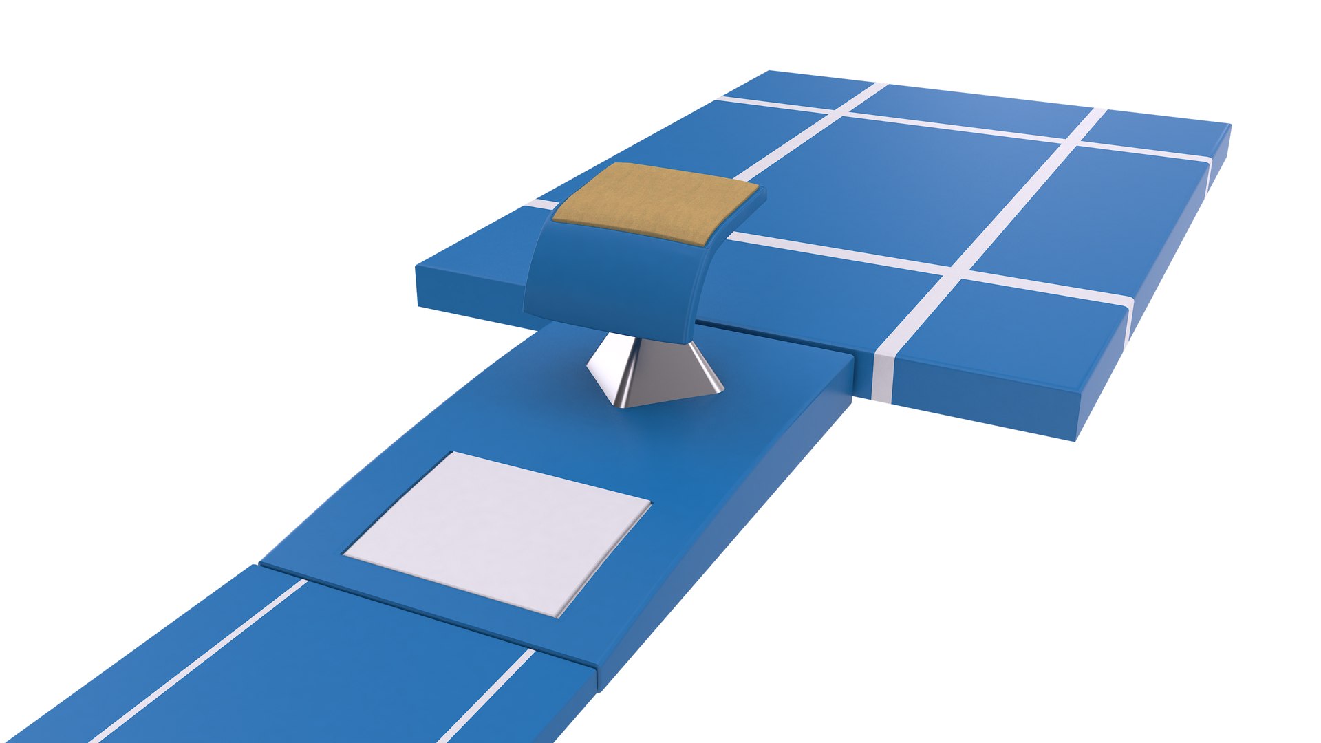 Vaulting Table 3D Model - TurboSquid 1891446