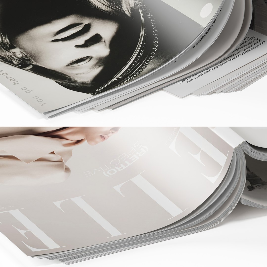 3D Model Magazines Cover Upside - TurboSquid 1766752
