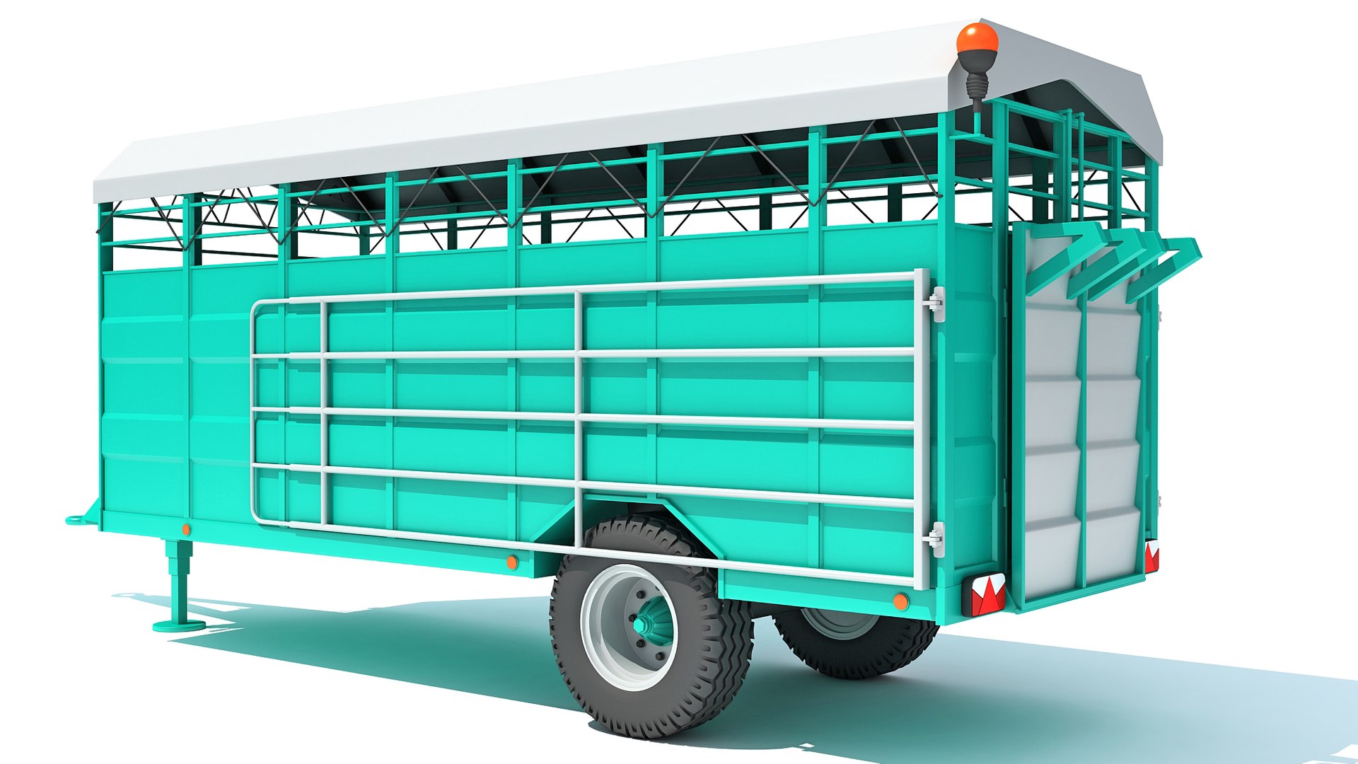 Animal Transporter Trailer 3D model - TurboSquid 1993883