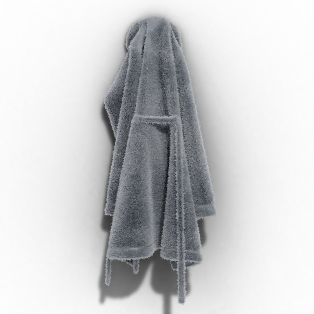 Bathrobe 3D Model - TurboSquid 1638598