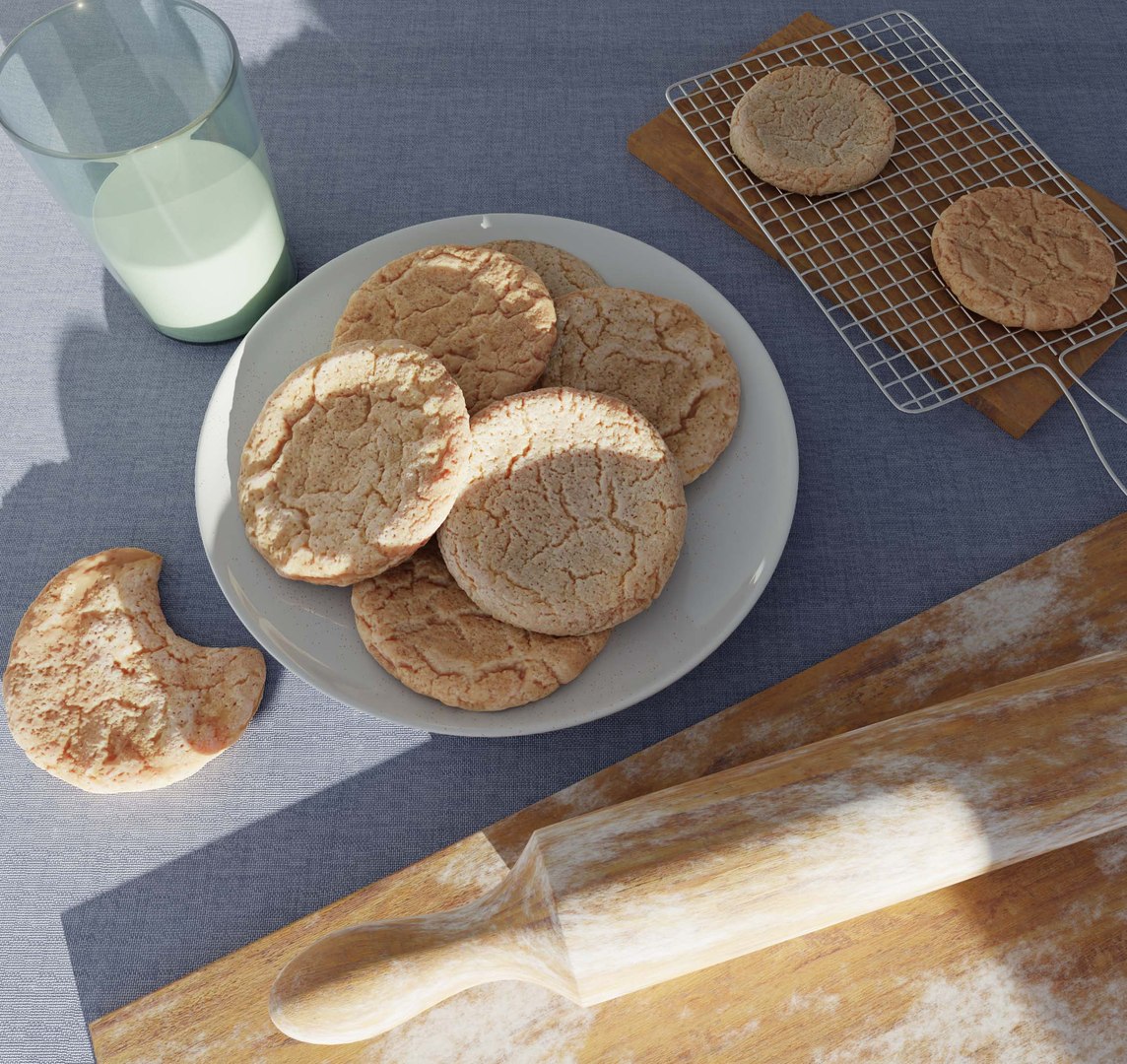 3D cookies - TurboSquid 2140785