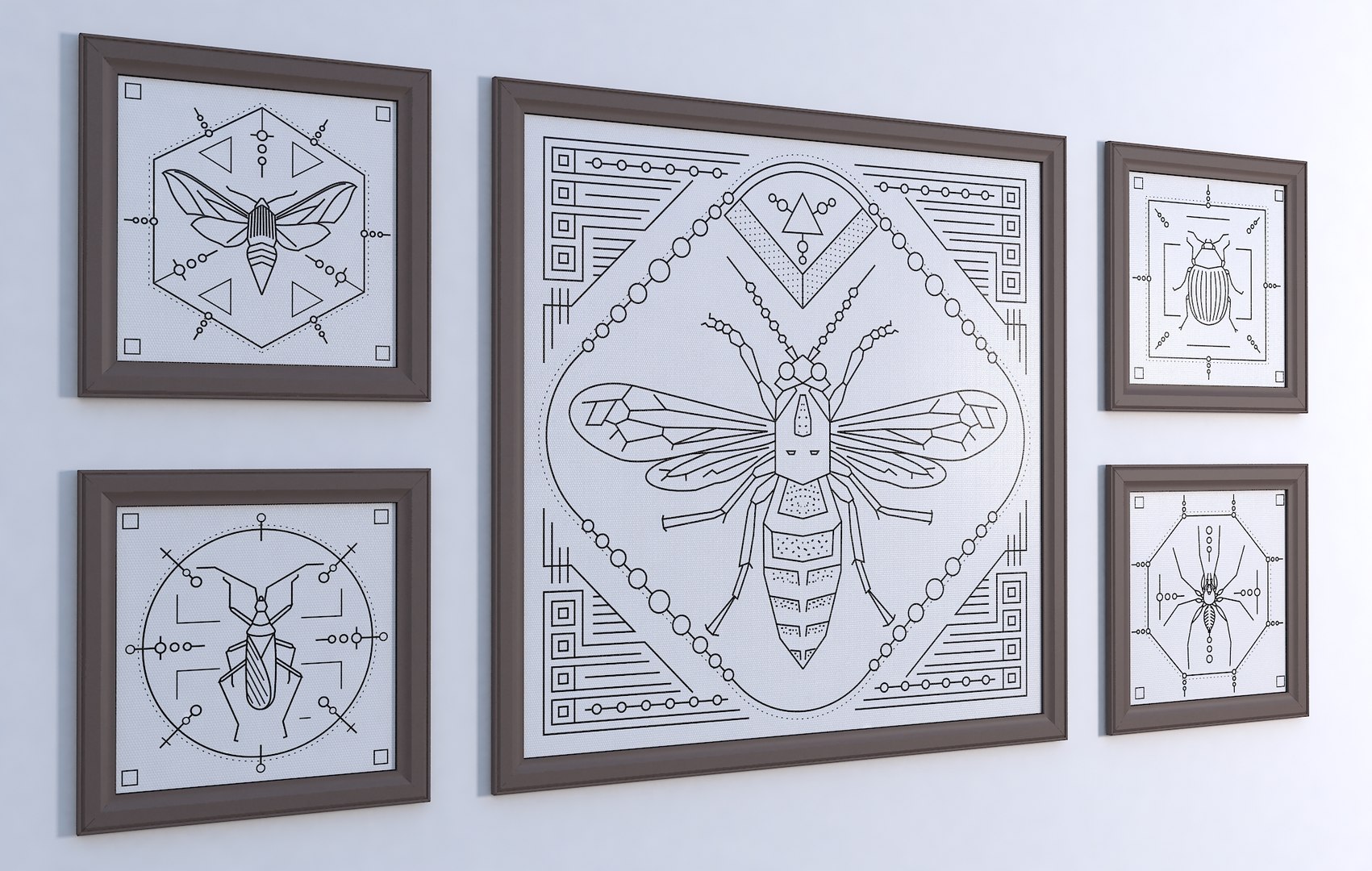 wall pictures 3d max