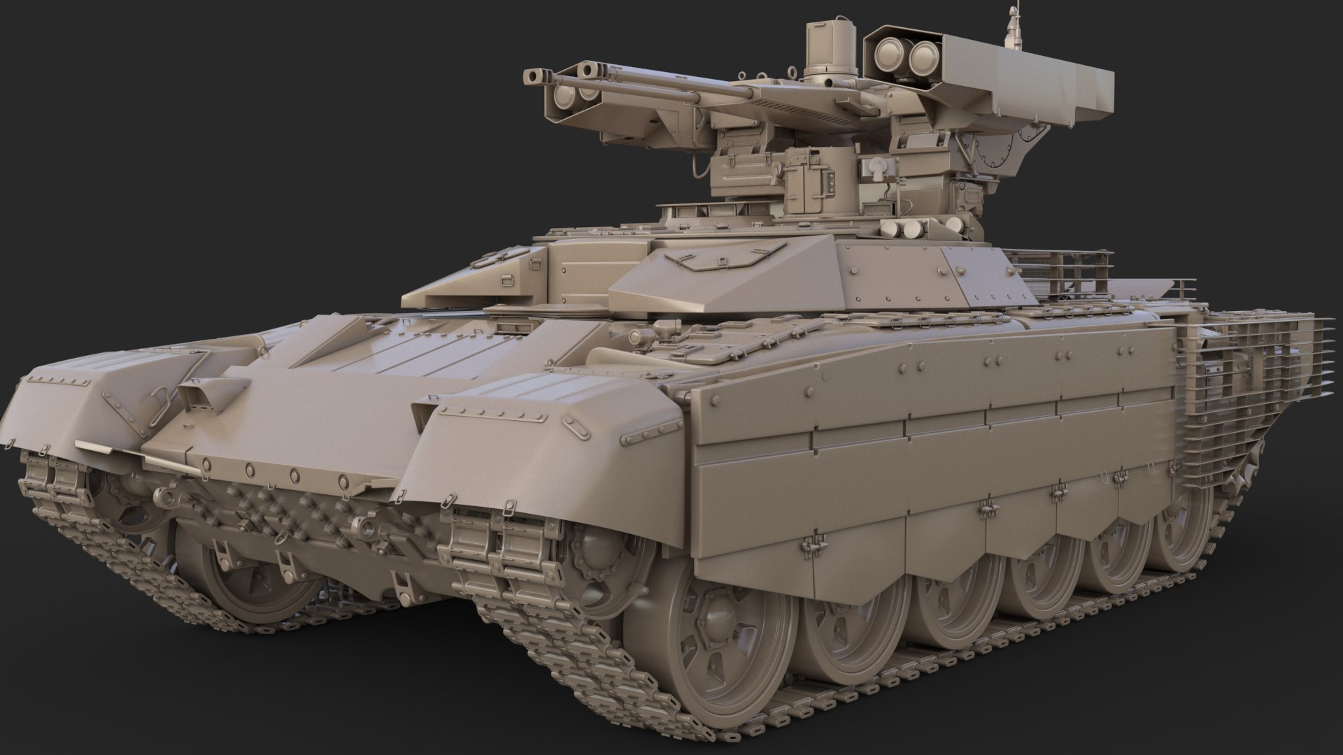 3D Tank Terminator BMP 72 model - TurboSquid 1963356