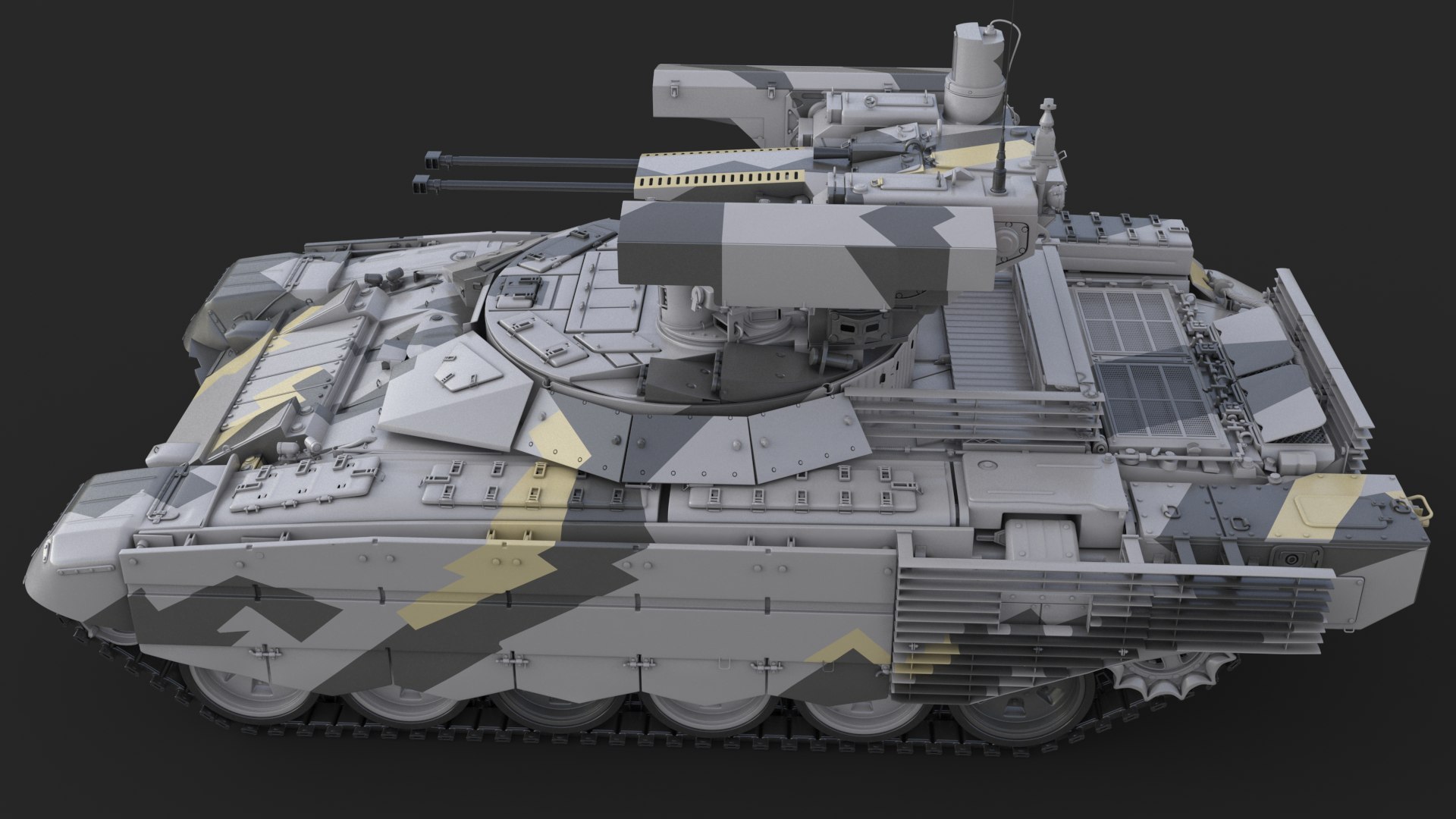 3D Tank Terminator BMP 72 model - TurboSquid 1963356