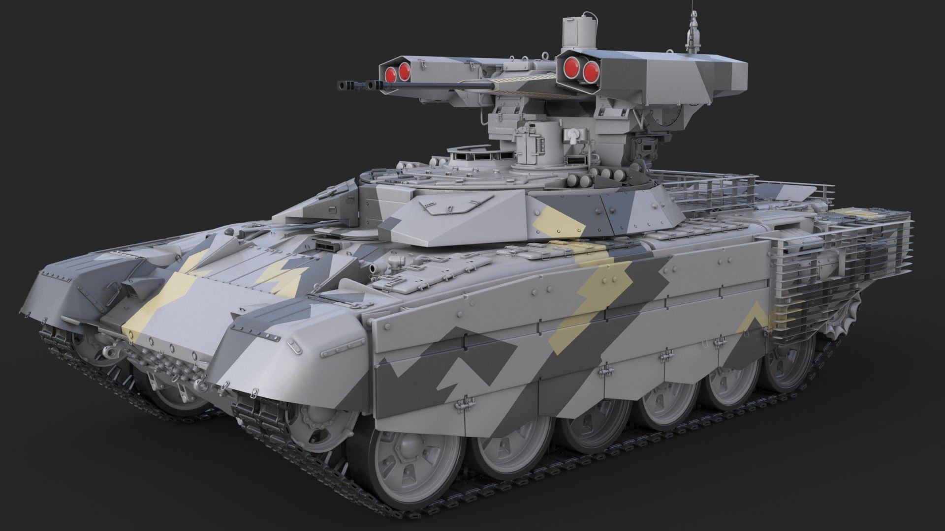 3D Tank Terminator BMP 72 Model - TurboSquid 1963356