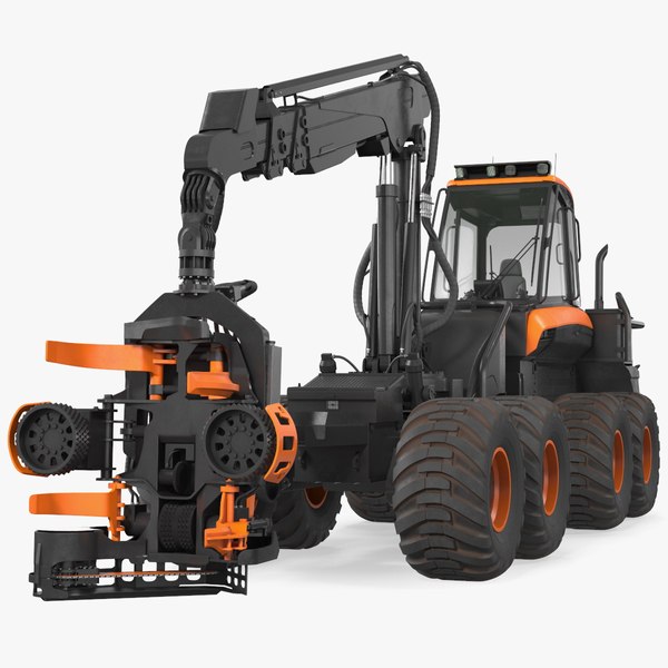 Forestry Harvester New3D模型 - TurboSquid 1900318