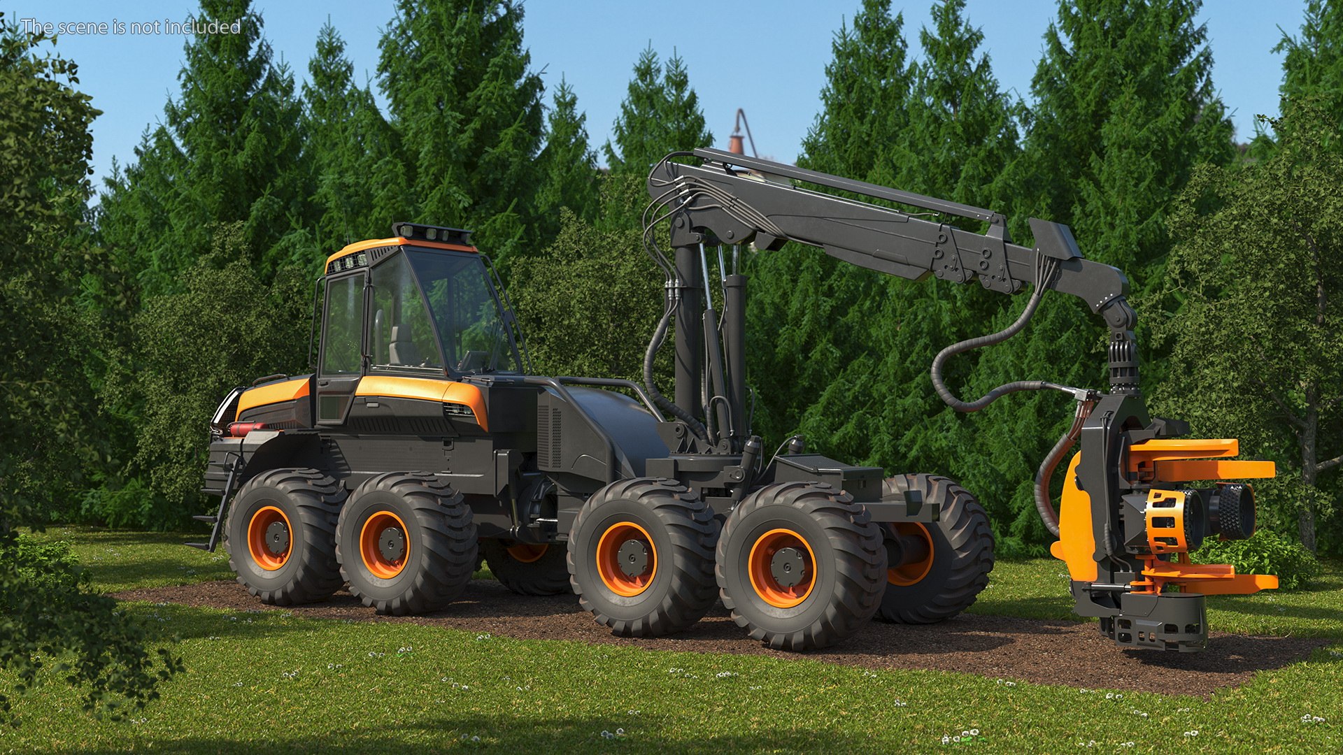 3D Forestry Harvester New model - TurboSquid 1900318