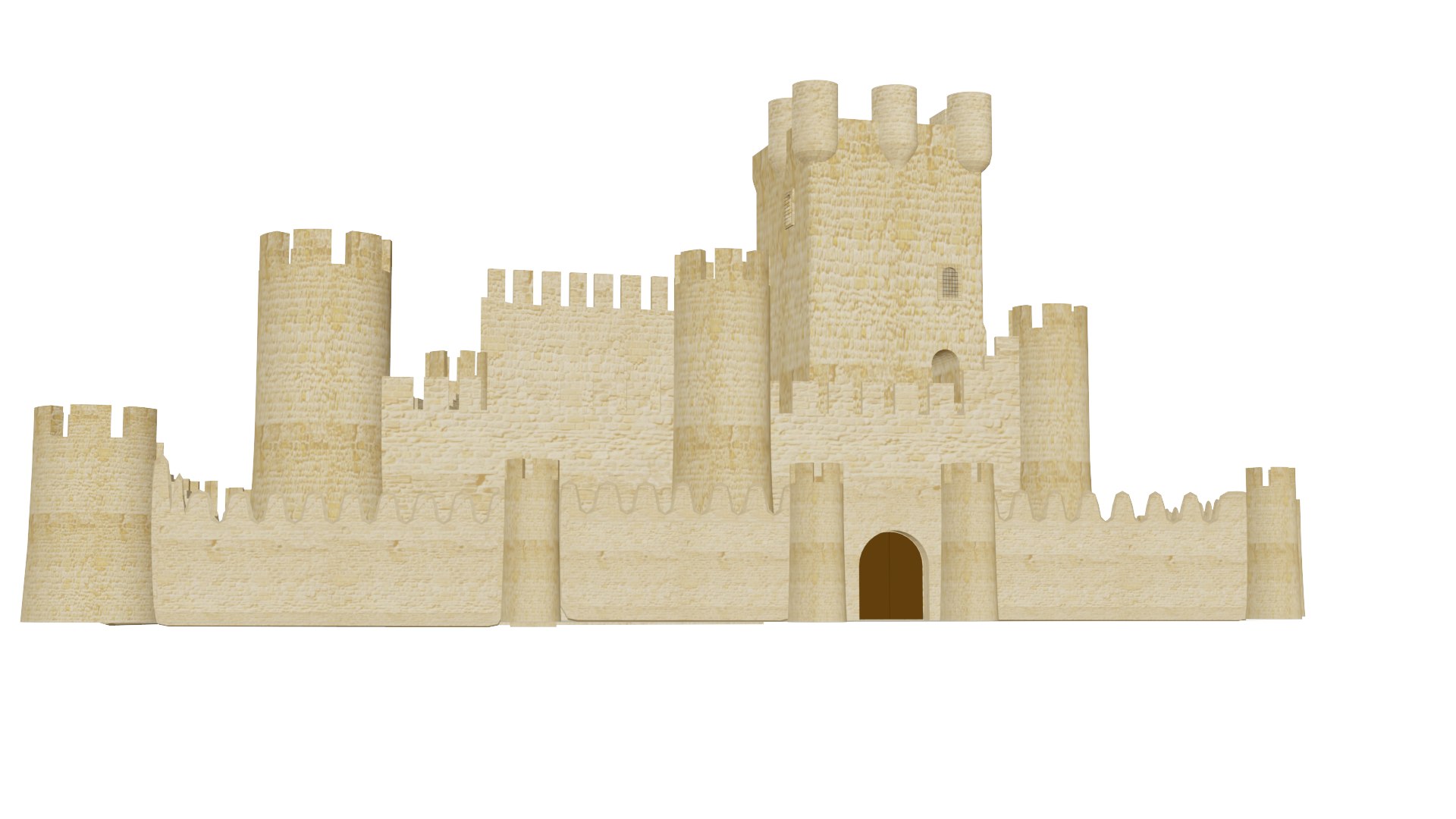 3D ancient medieval defense tower model - TurboSquid 1711131