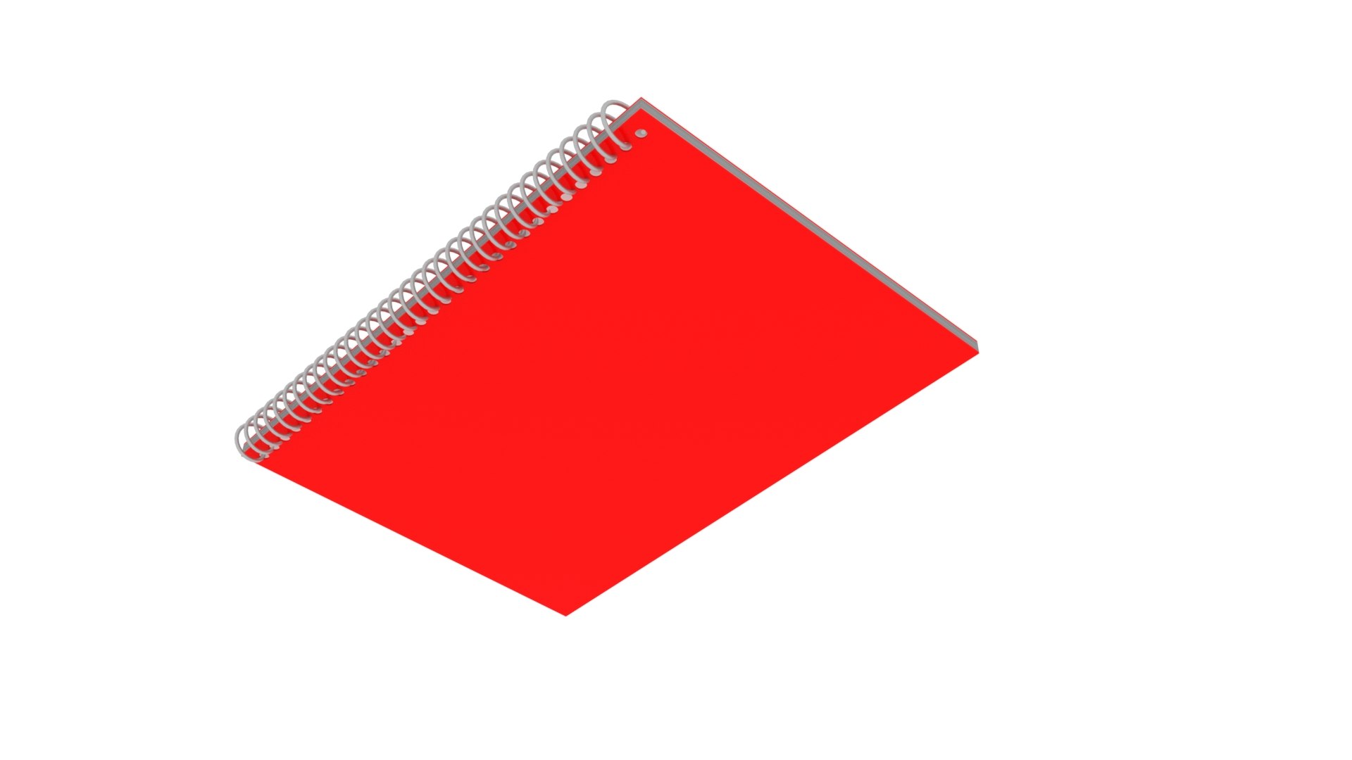 3D Spiral Notebook Model - TurboSquid 1713264