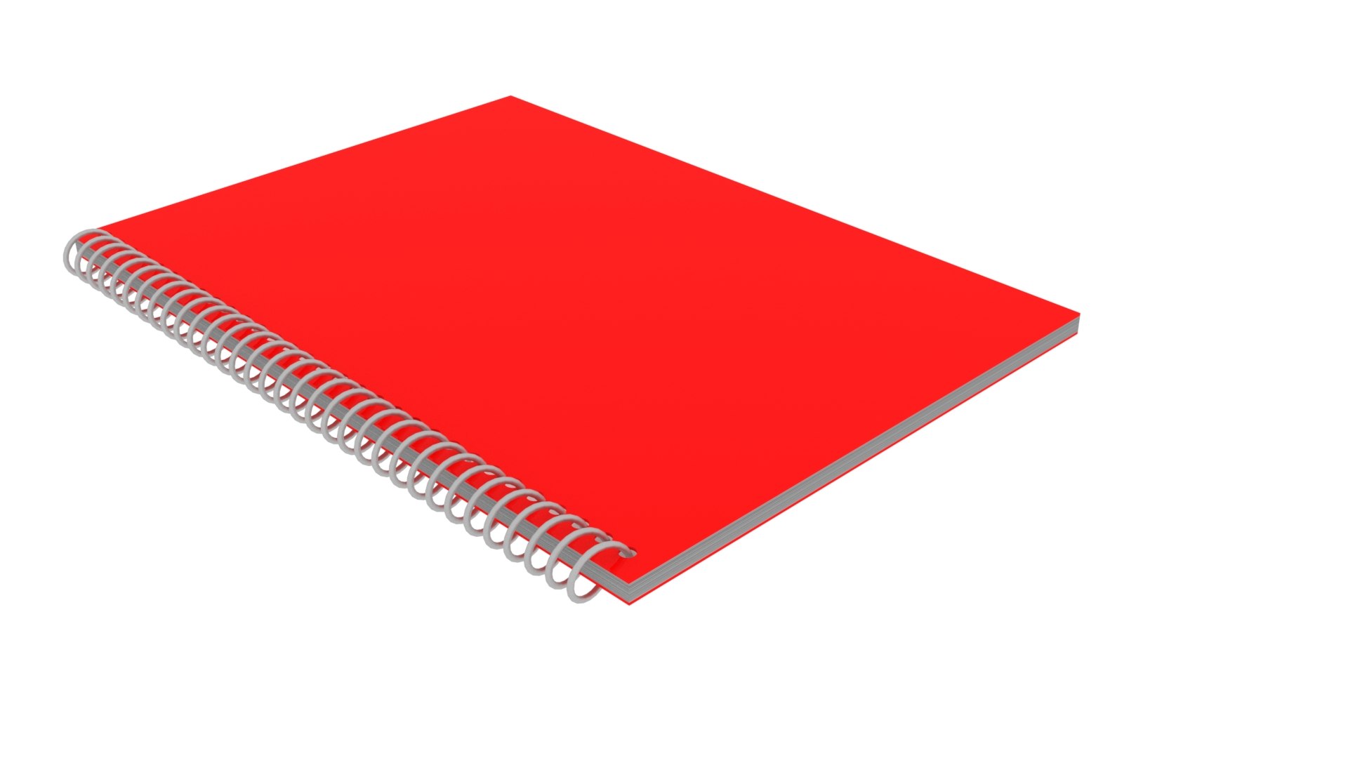 3D Spiral Notebook Model - TurboSquid 1713264