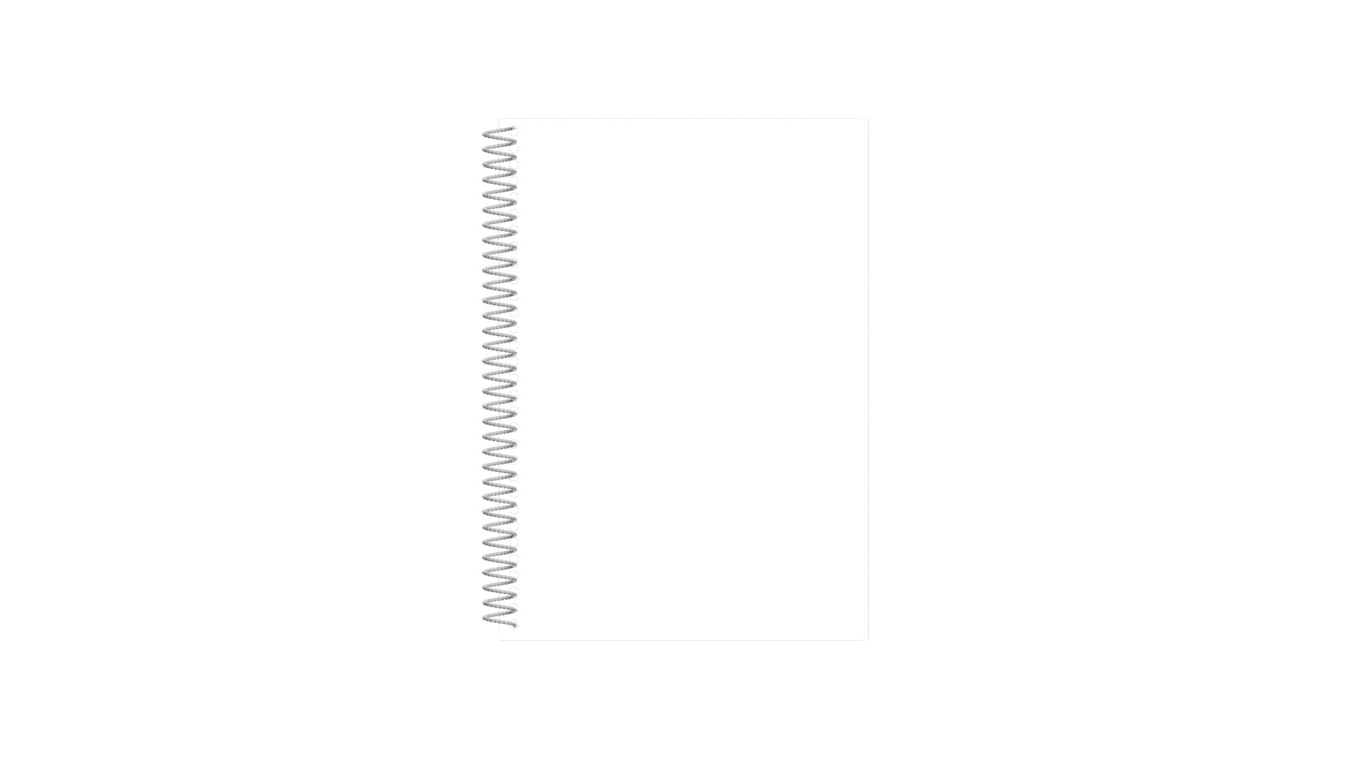 3D Spiral Notebook Model - TurboSquid 1713264