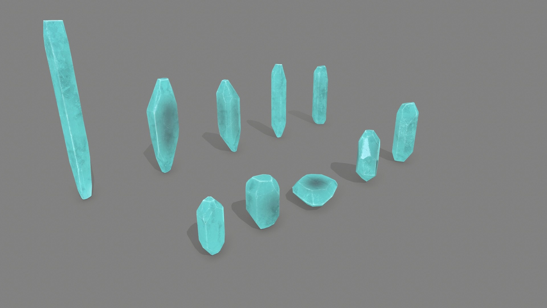 Crystal Set 3D Model - TurboSquid 2135932