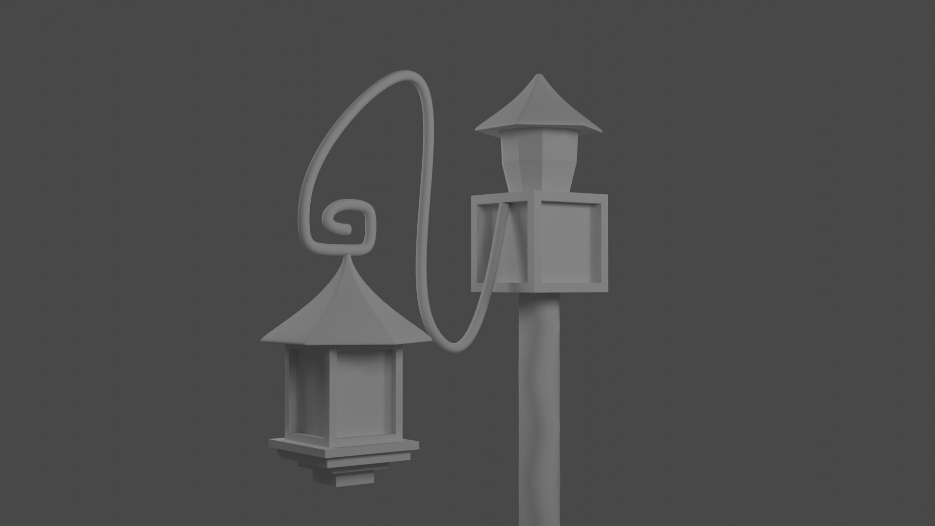 Street Lamp Model - TurboSquid 2254088