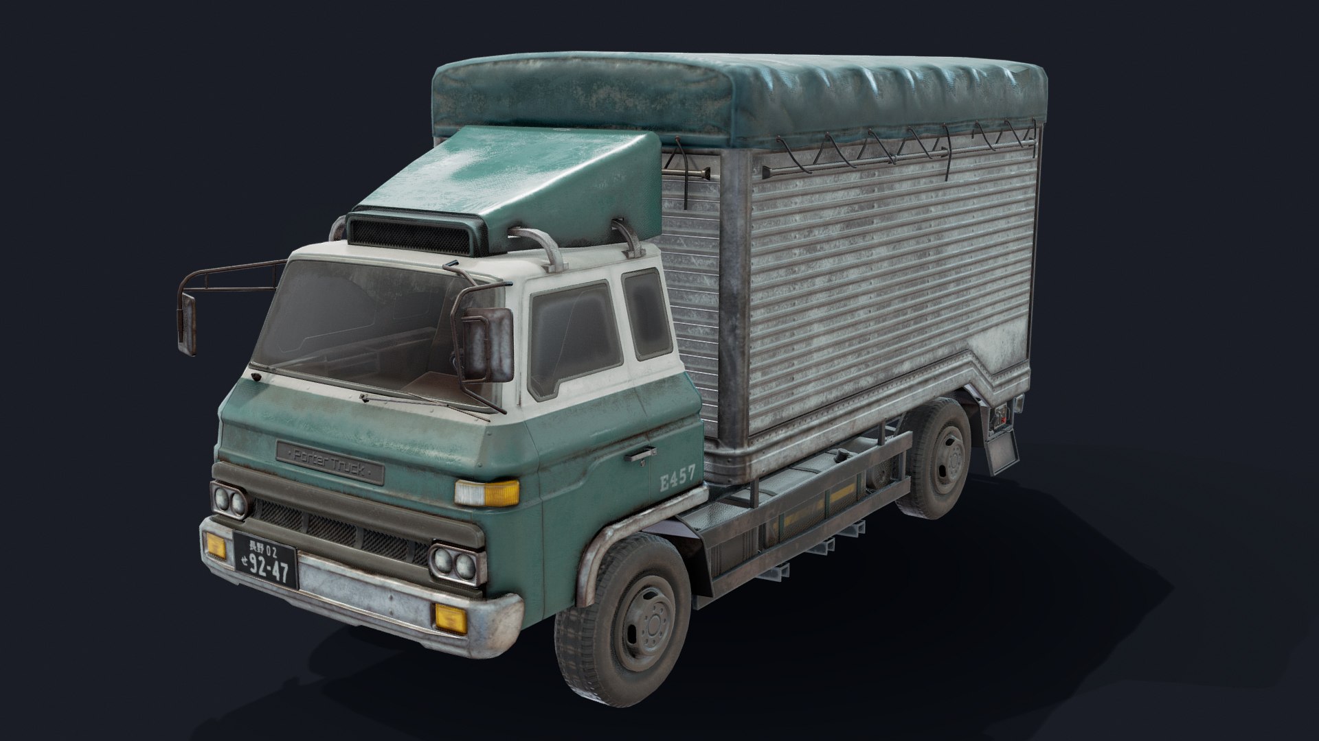 Porter truck vehicle 3D model - TurboSquid 1435987