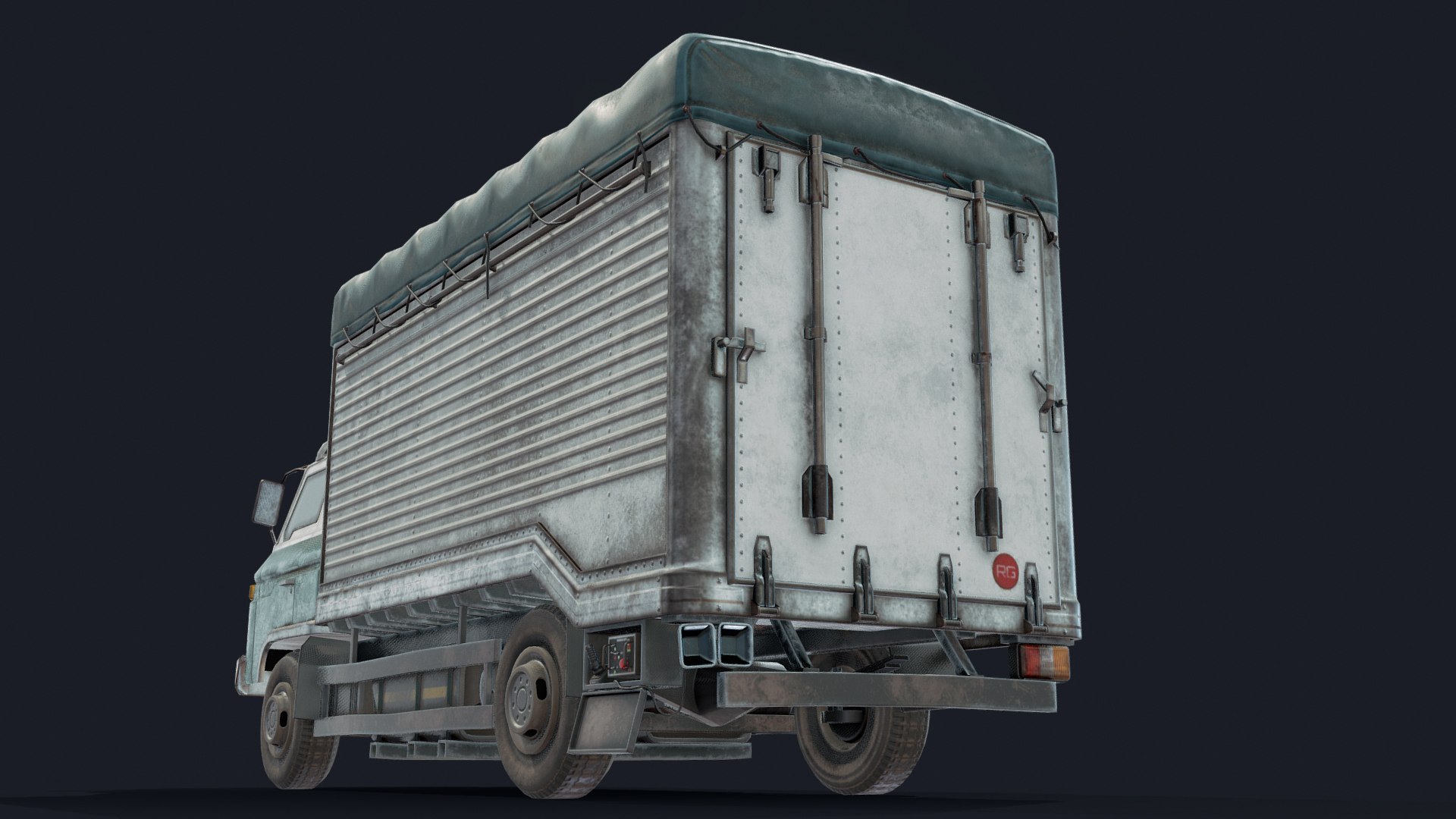 Porter truck vehicle 3D model - TurboSquid 1435987
