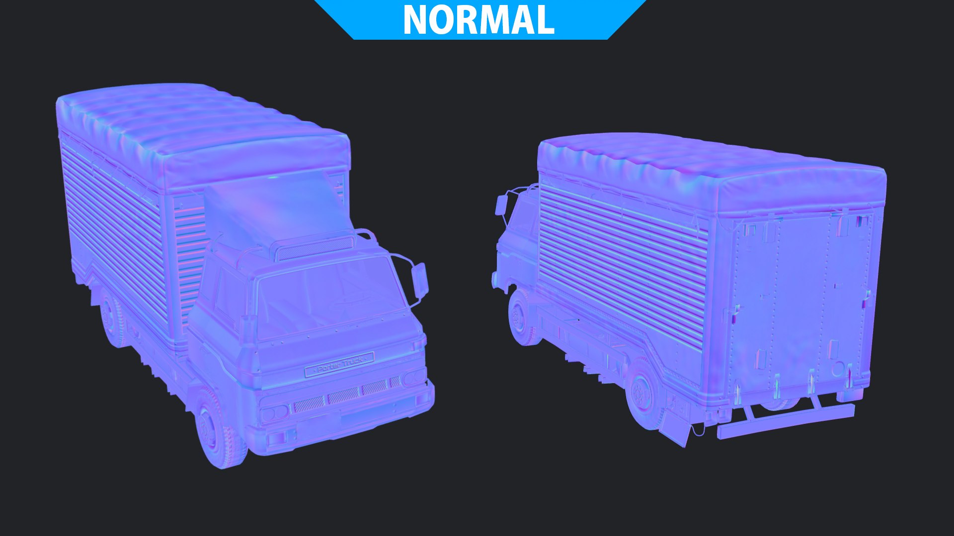 Porter truck vehicle 3D model - TurboSquid 1435987