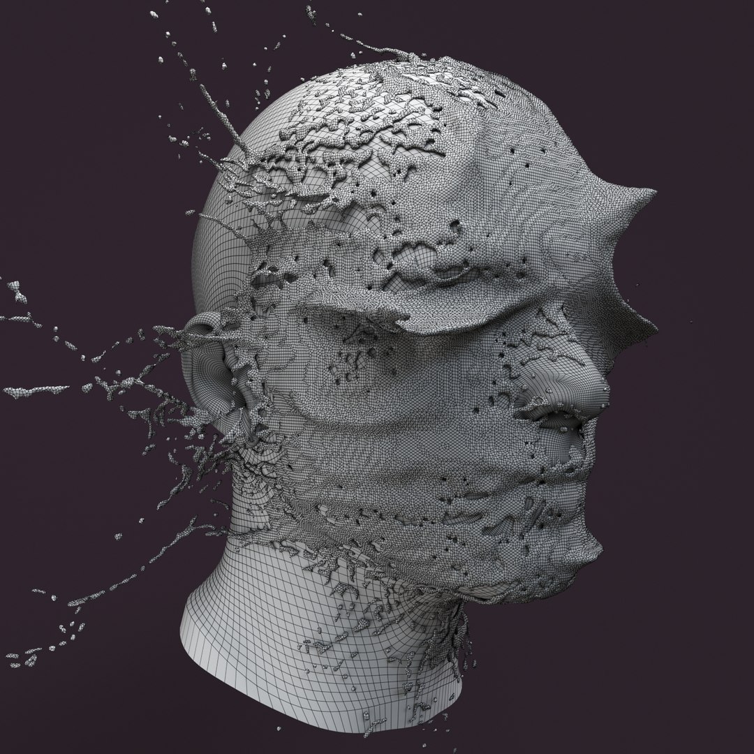 Splash Head 2 Model - TurboSquid 1430597