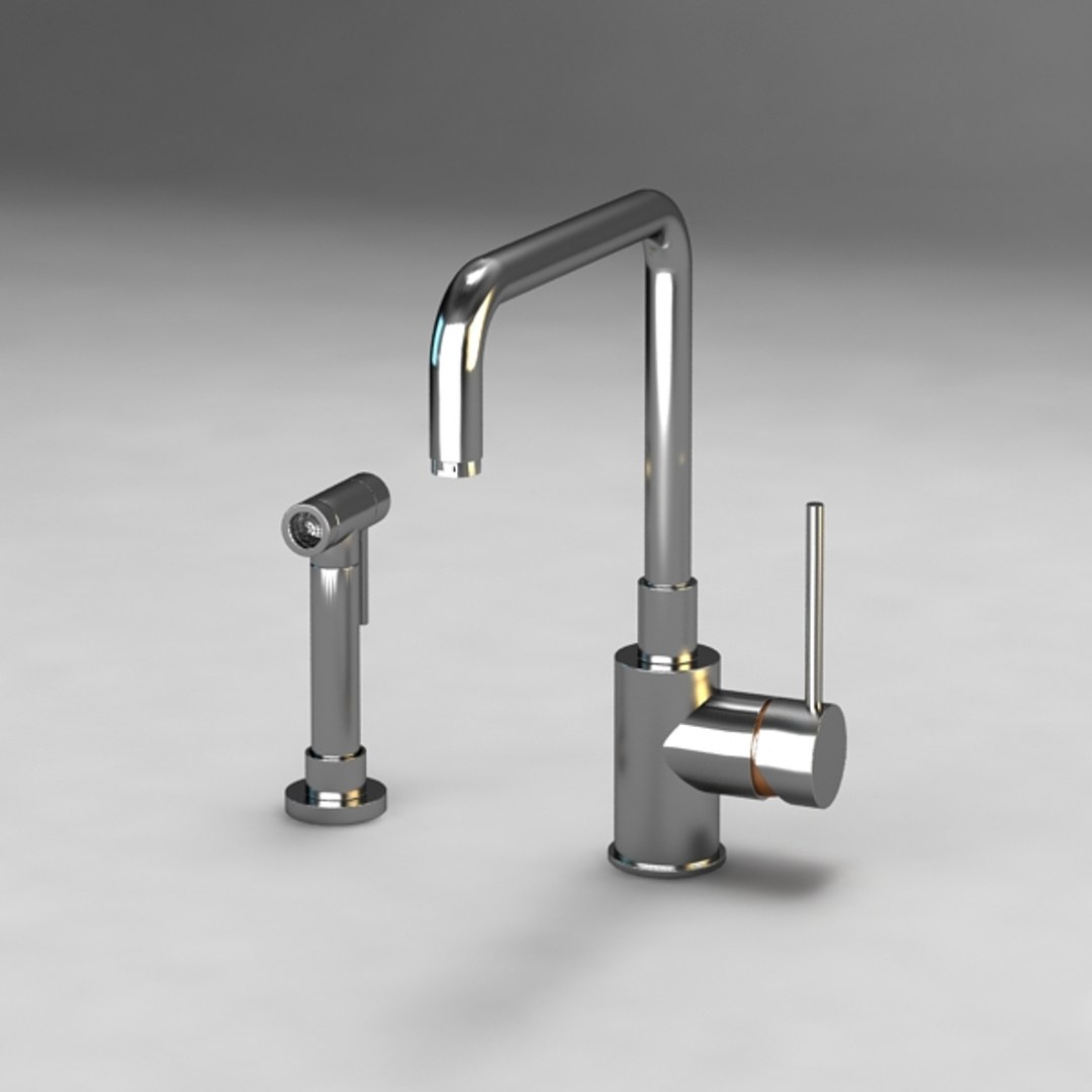 Blancomasters-duo Mixer Taps 3d Model