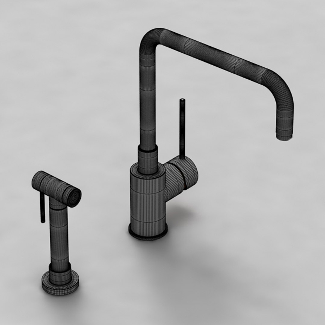 Blancomasters-duo Mixer Taps 3d Model