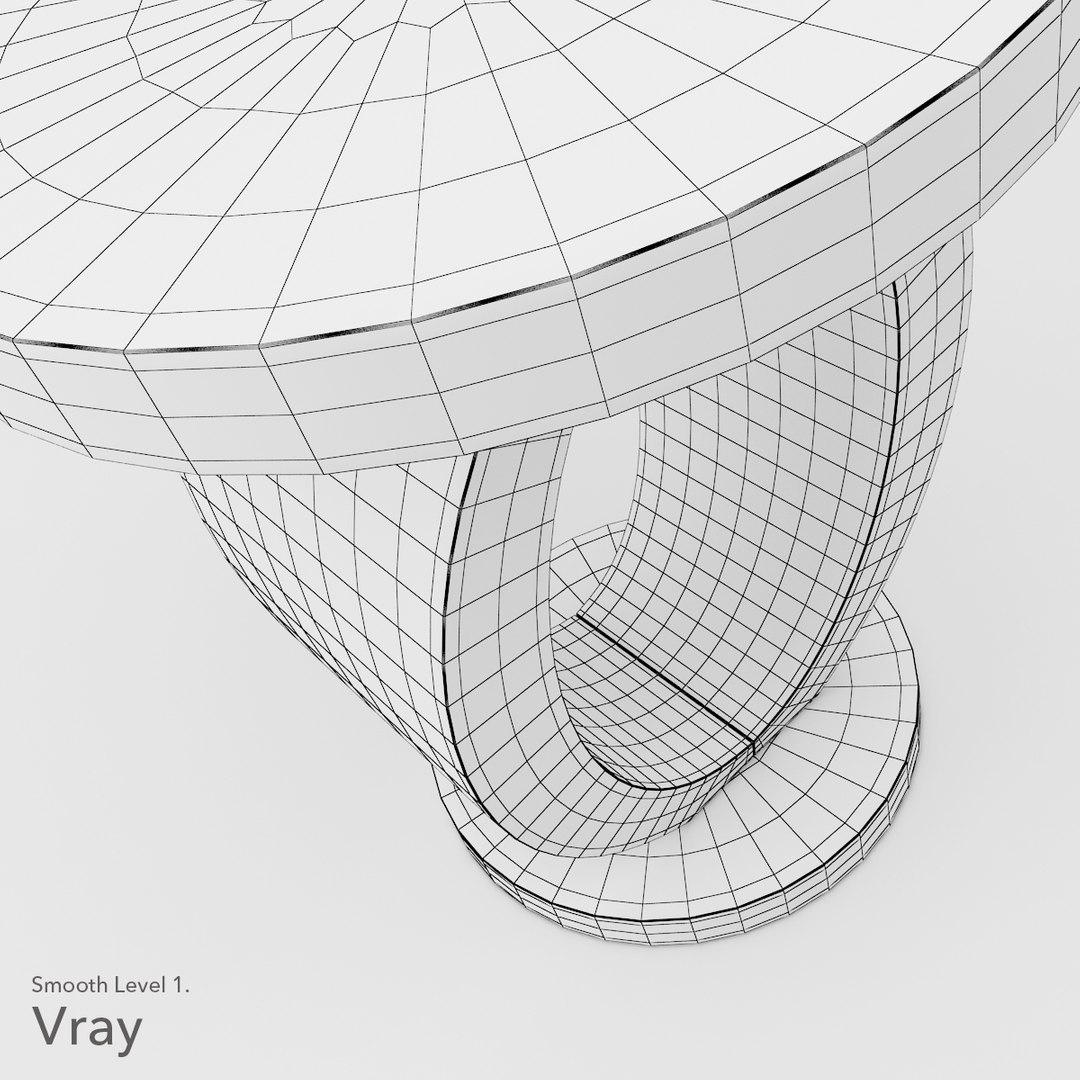 3d max stylish table
