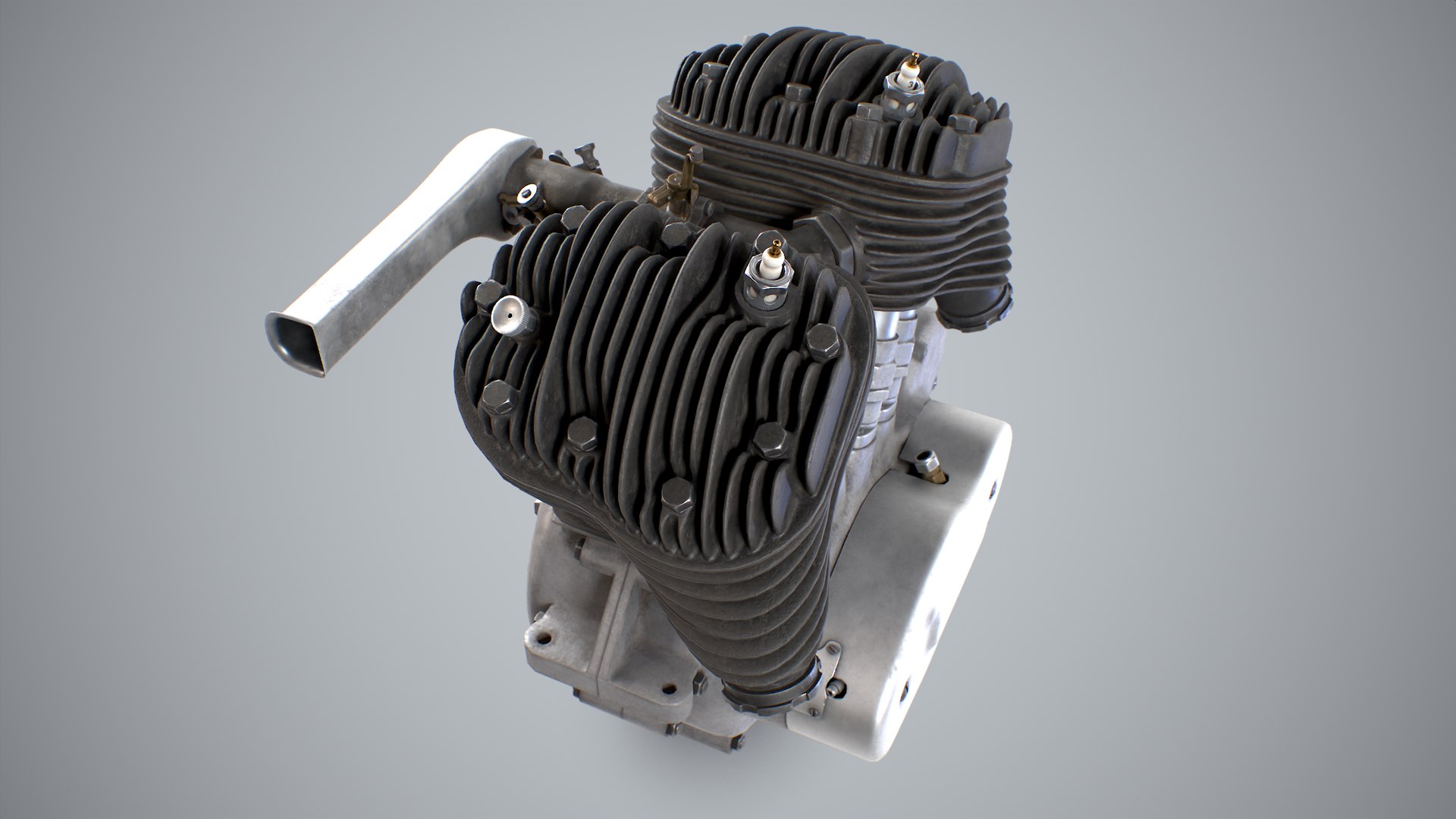 Rikuo type 97 Engine 3D - TurboSquid 2038505