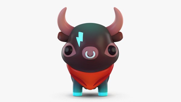 Cute cartoon bull toro 3D model - TurboSquid 1650420