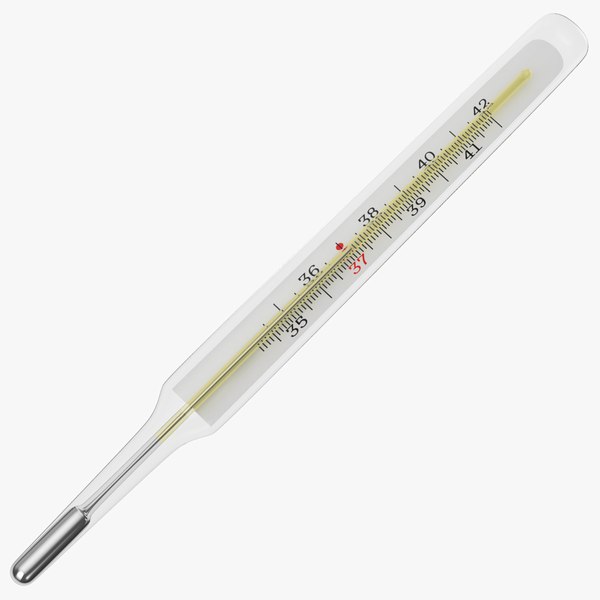 Real mercury thermometer 3D model - TurboSquid 1423866