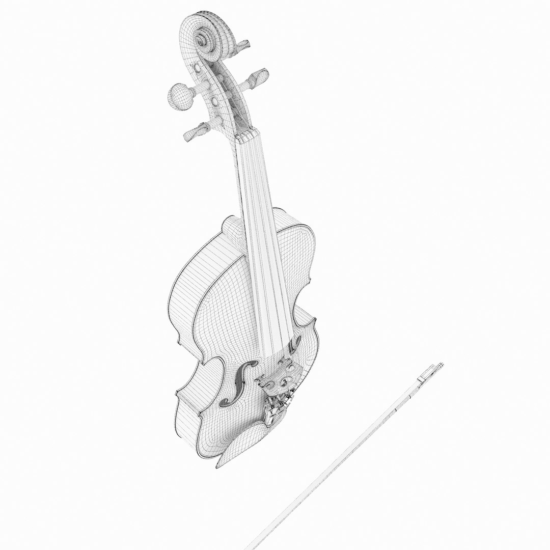 Music Instrument Violin Model - TurboSquid 1501683