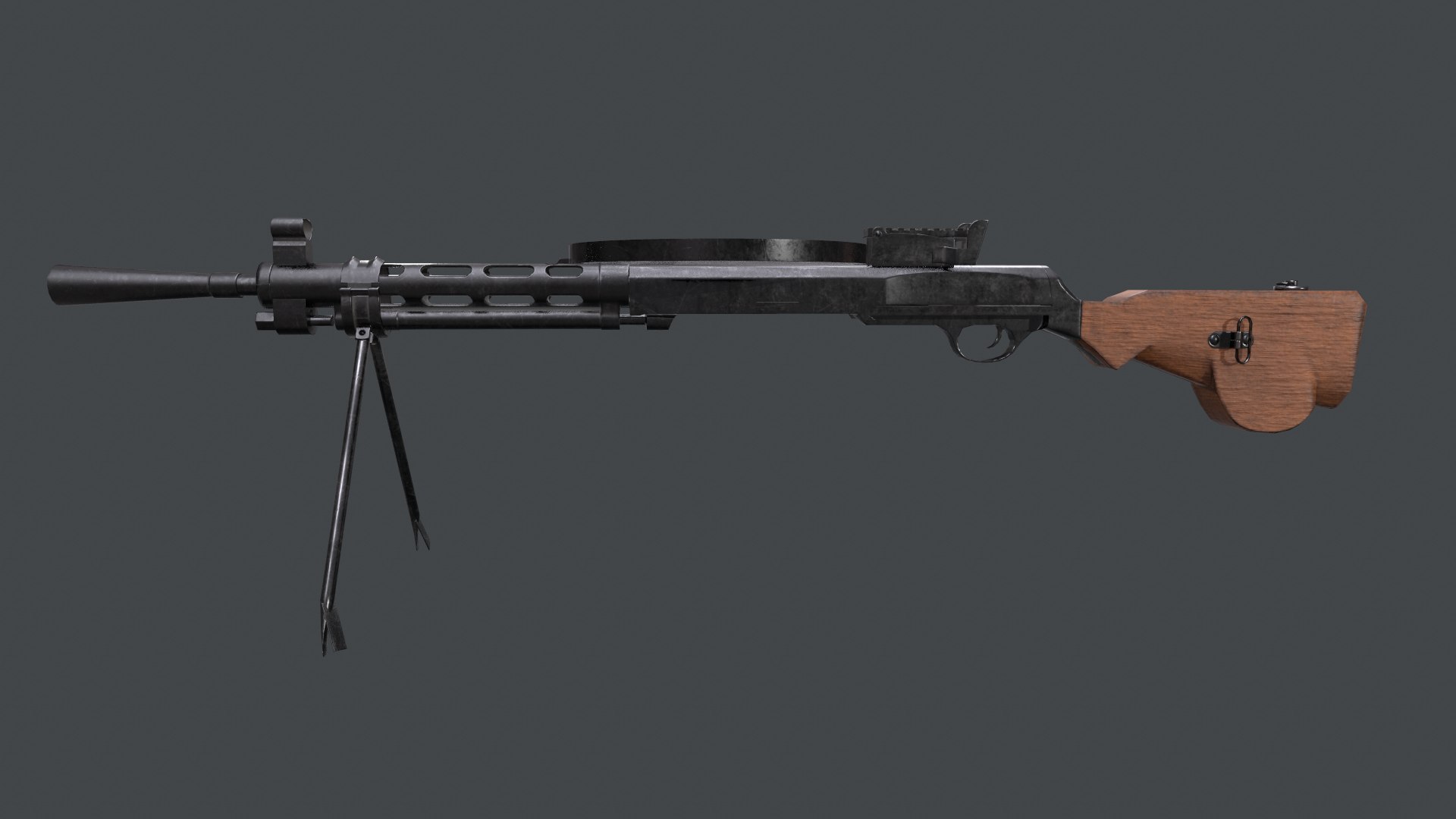 Soviet Lmg Dp-28 Gun 3D - TurboSquid 1410548