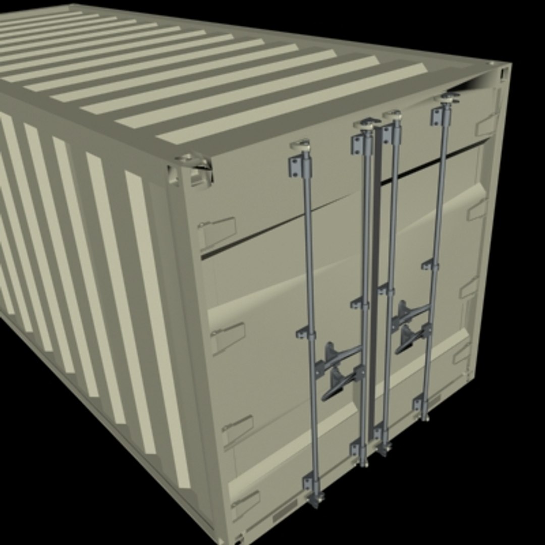 Shipping Containers 3d Model