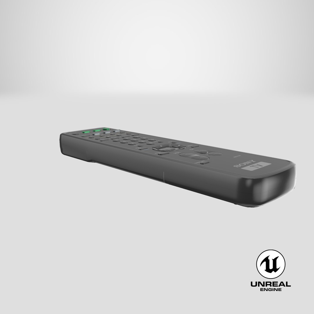 Sony Rm-y167 Ir Tv Remote 3D Model - TurboSquid 1614325