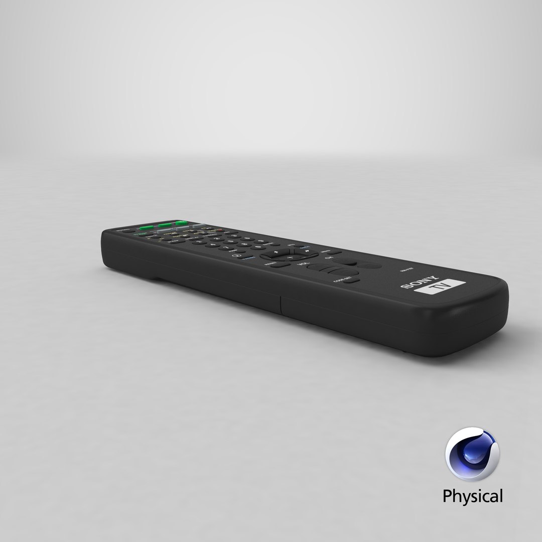 Sony Rm-y167 Ir Tv Remote 3D Model - TurboSquid 1614325