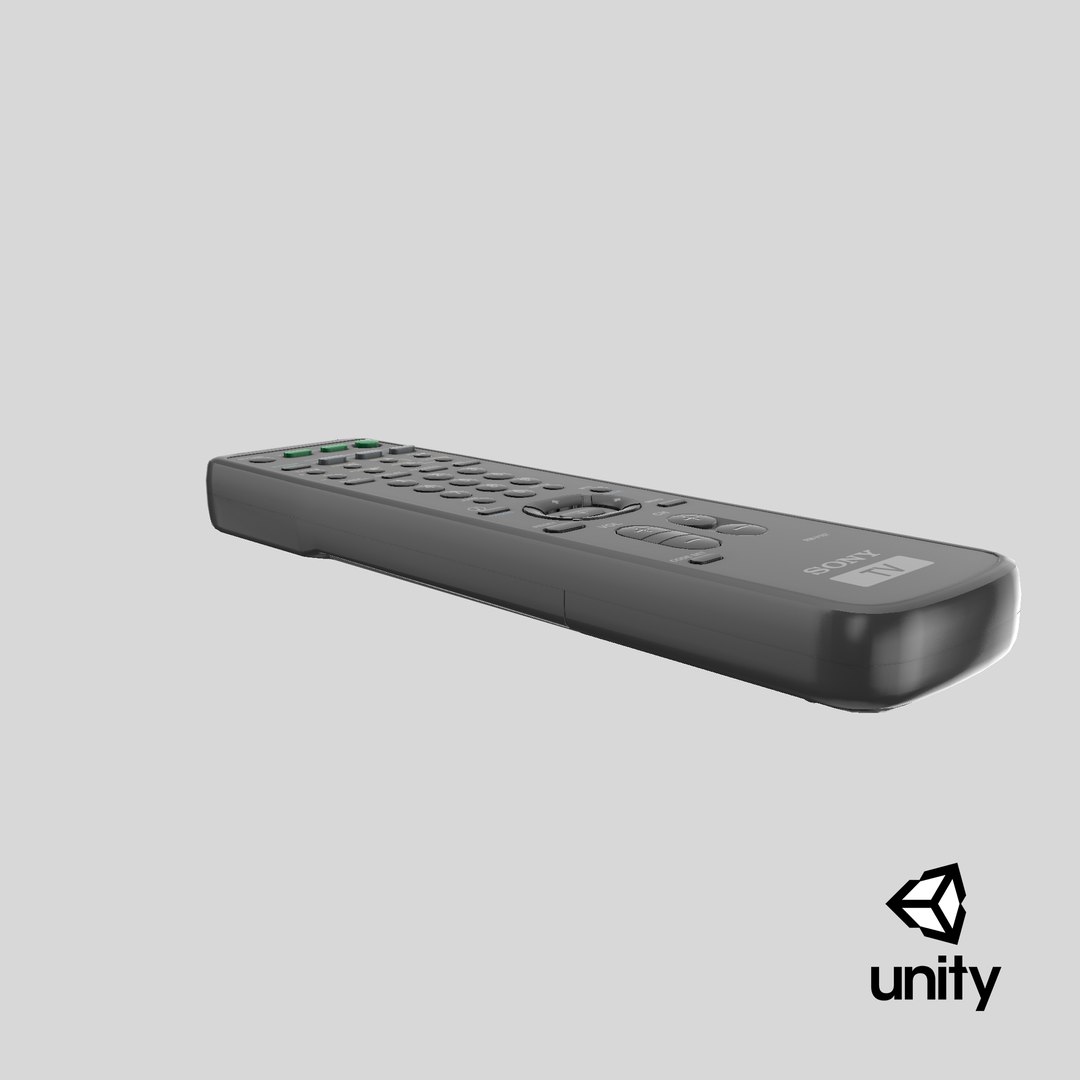 Sony Rm-y167 Ir Tv Remote 3D Model - TurboSquid 1614325