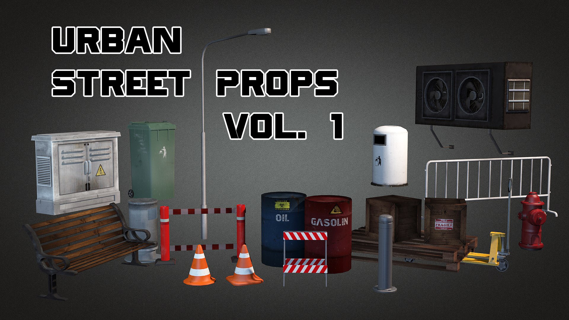 Max Urban Street Props Vol 1
