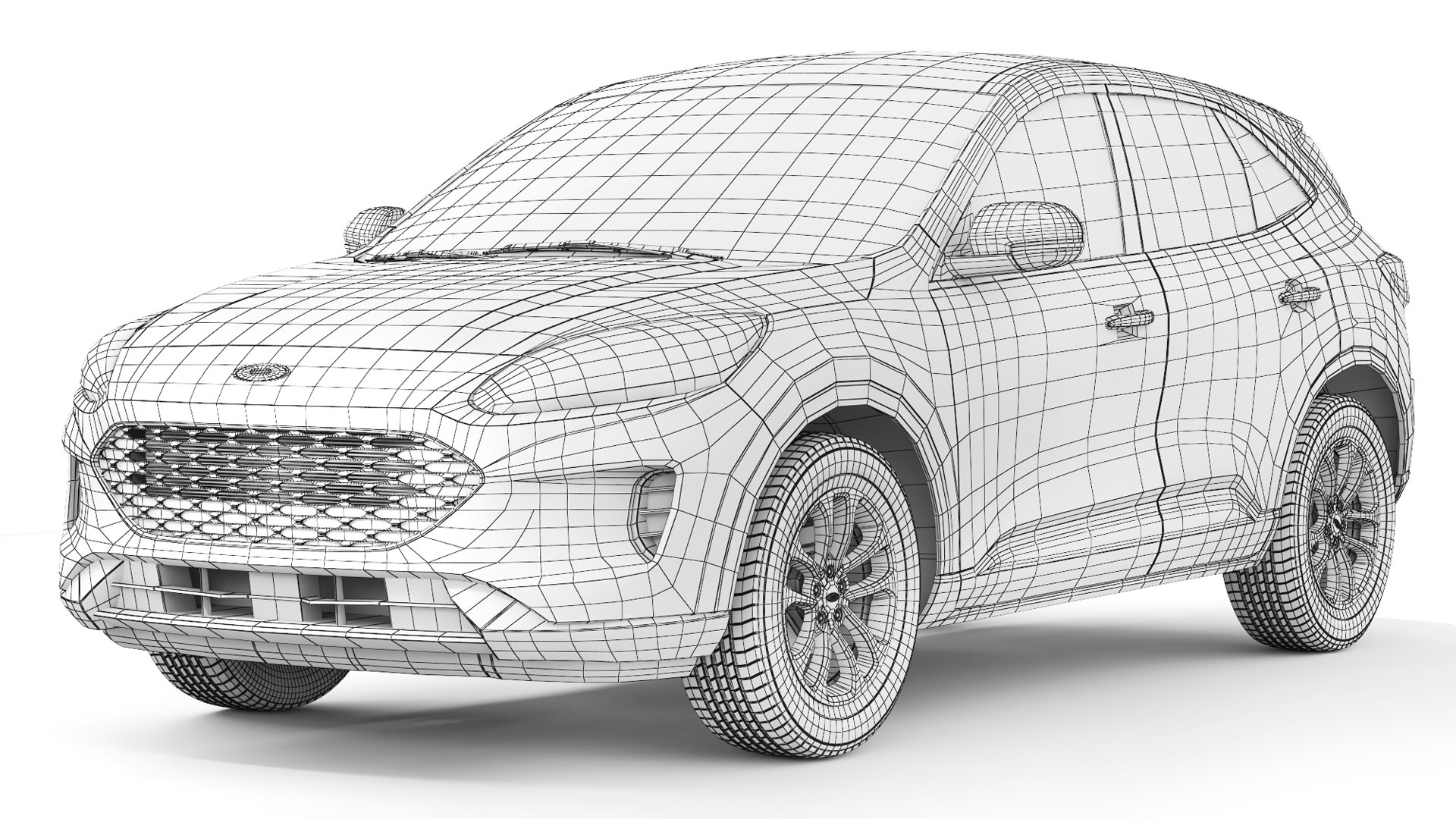 3D Ford Escape SEL 2021 model - TurboSquid 2128226