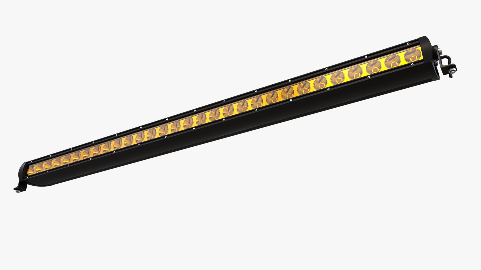 Large Amber LED Light Bar V2 Model - TurboSquid 2147224
