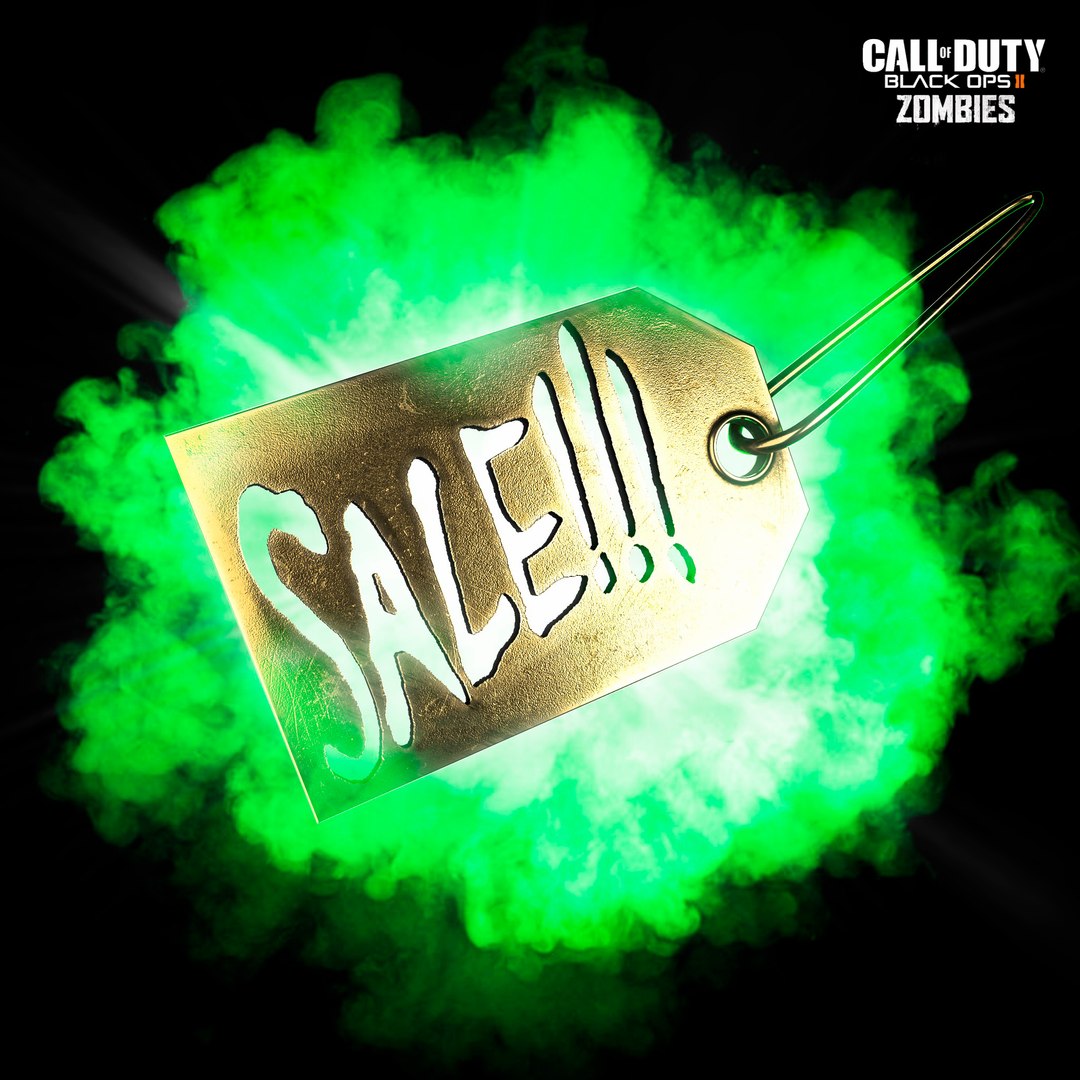 3D Call Of Duty Black Ops II Zombies Fire Sale Power-Up - TurboSquid ...