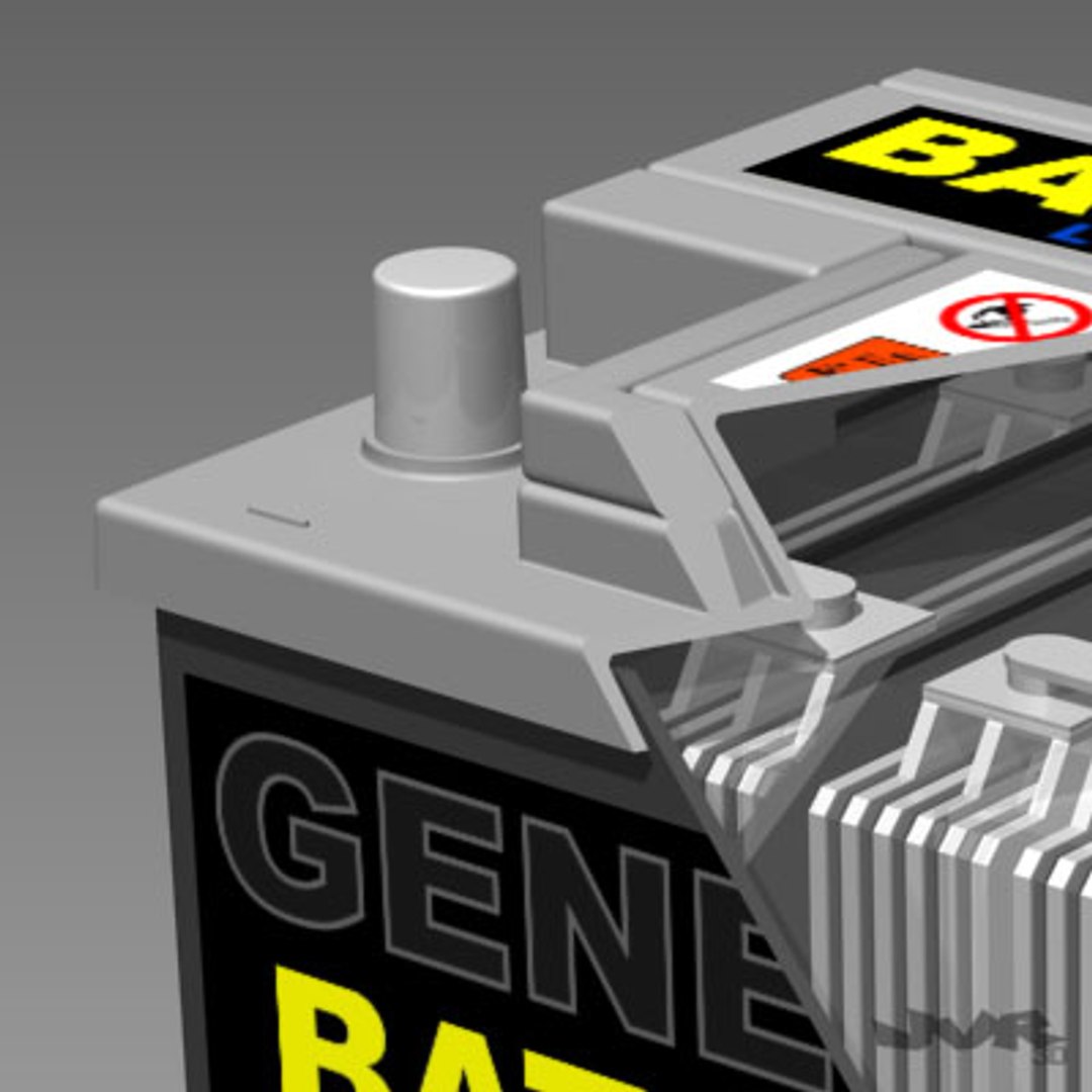 Generic Car Battery Interior 3d Model