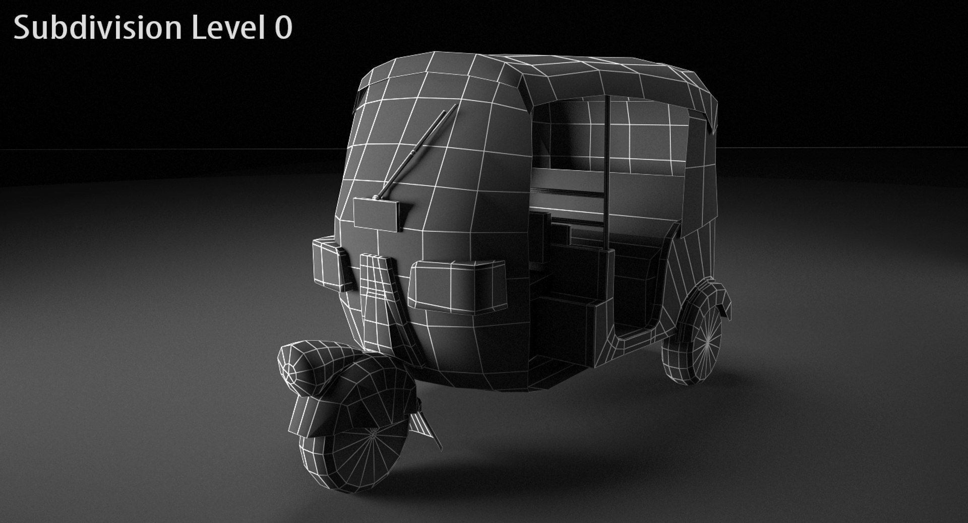 3d Auto Rickshaw