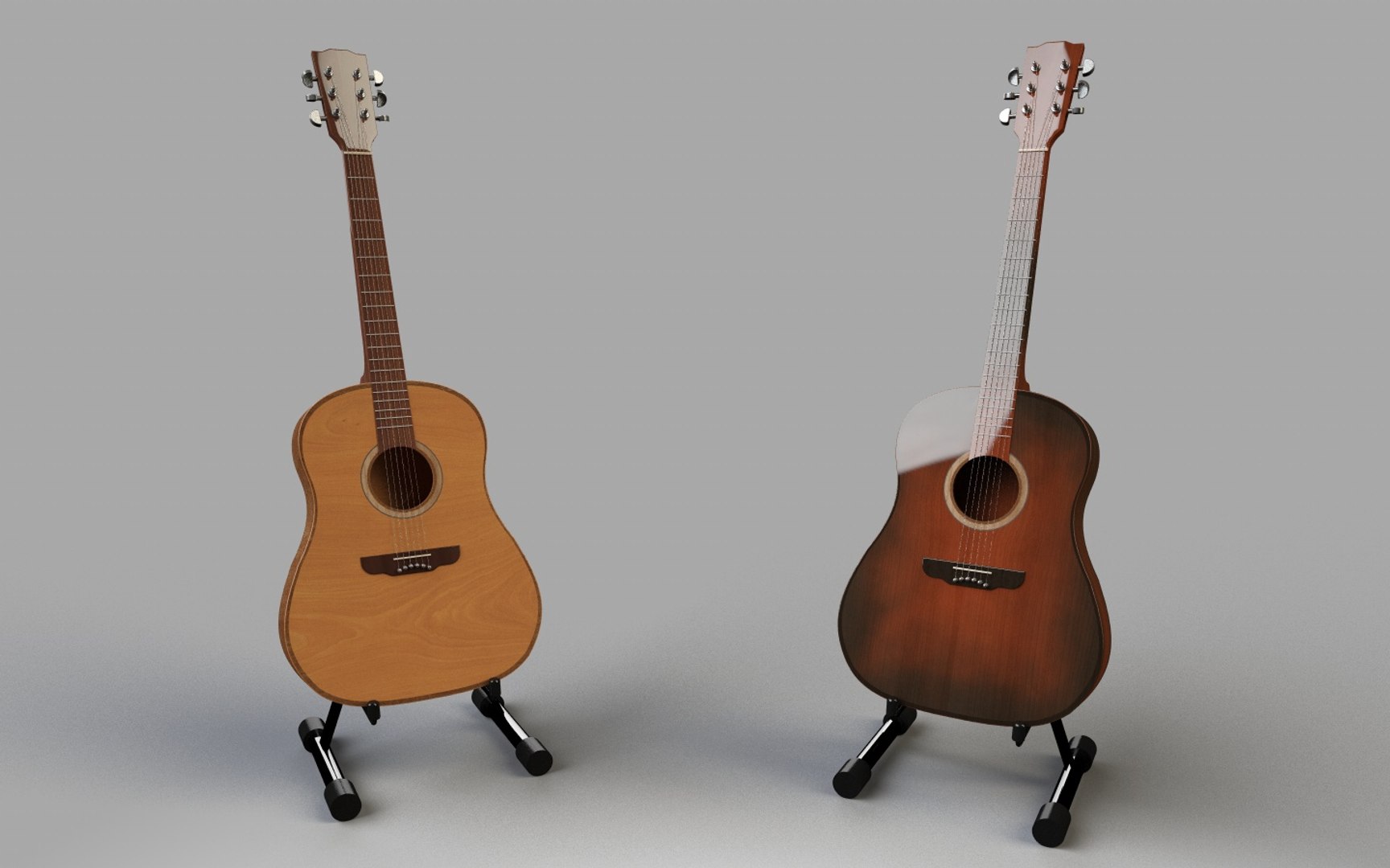 3d acoustic guitar