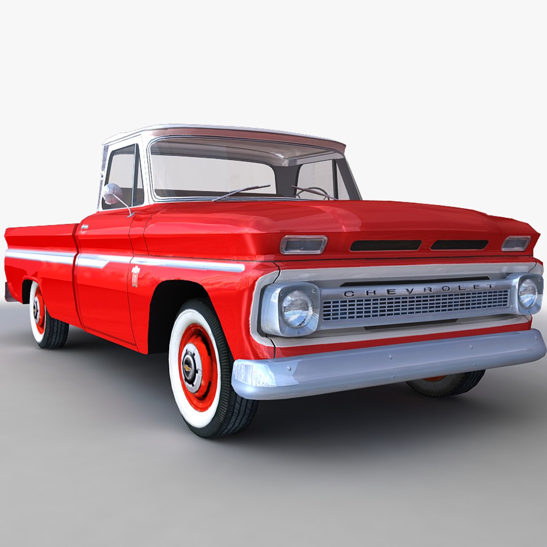 3D chevy c10 pickup model - TurboSquid 1321034