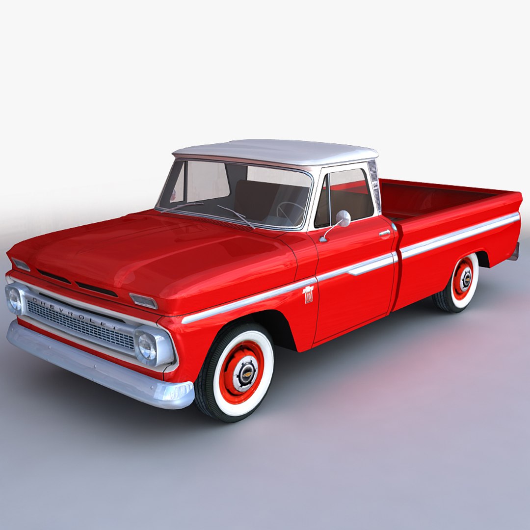 3D chevy c10 pickup model - TurboSquid 1321034