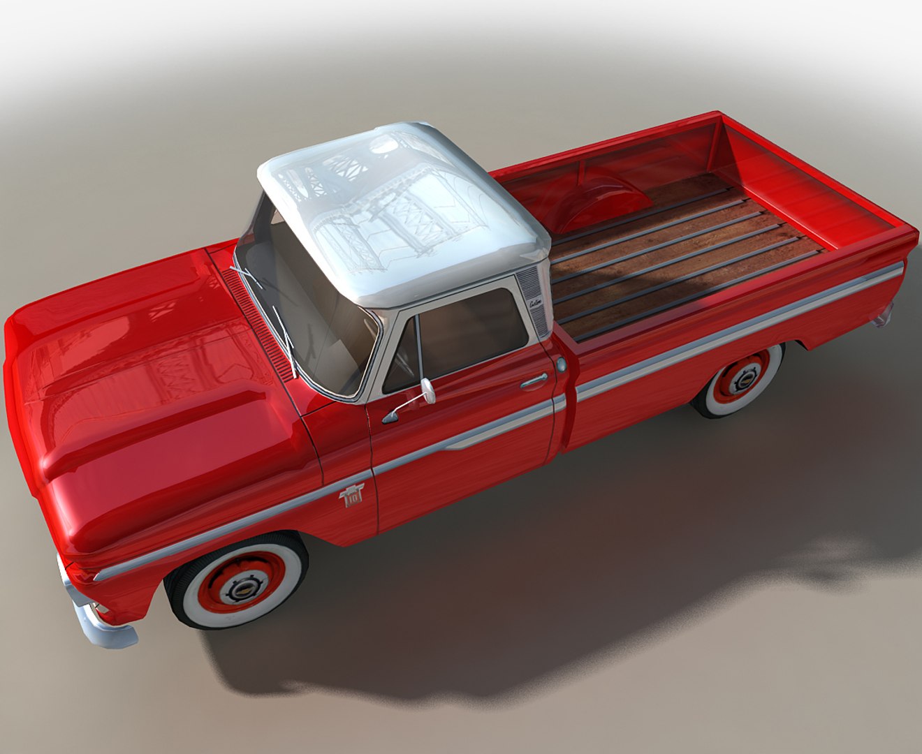 3D Chevy C10 Pickup Model - TurboSquid 1321034
