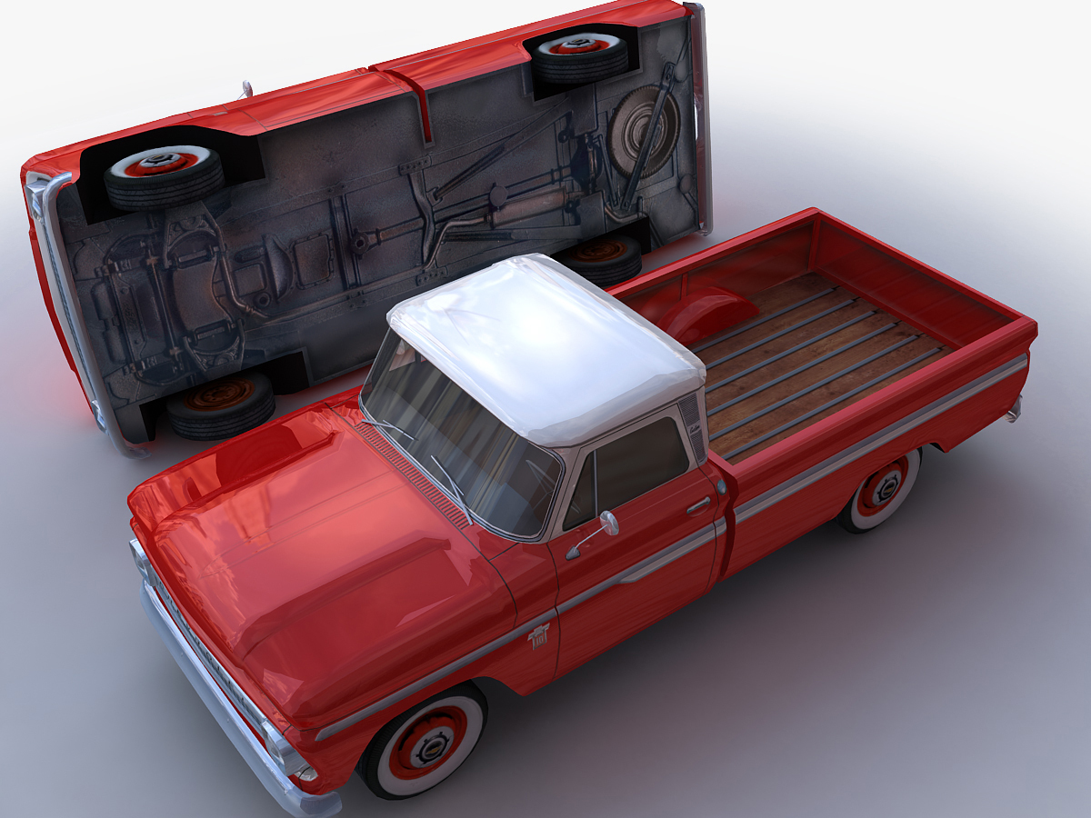 3D chevy c10 pickup model - TurboSquid 1321034