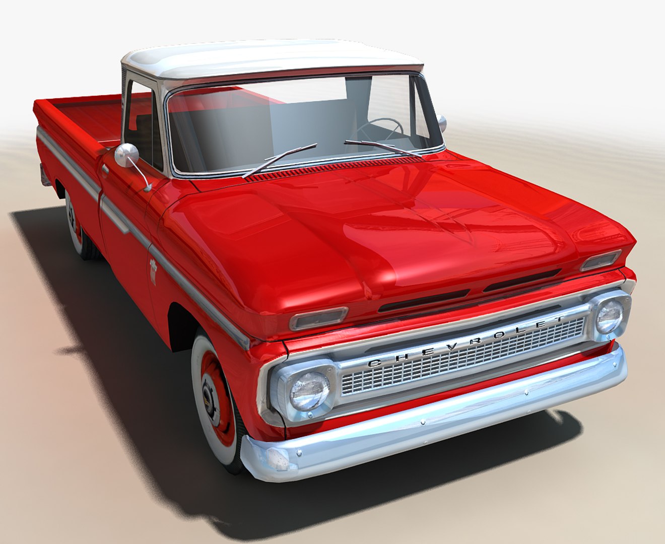 3D Chevy C10 Pickup Model - TurboSquid 1321034