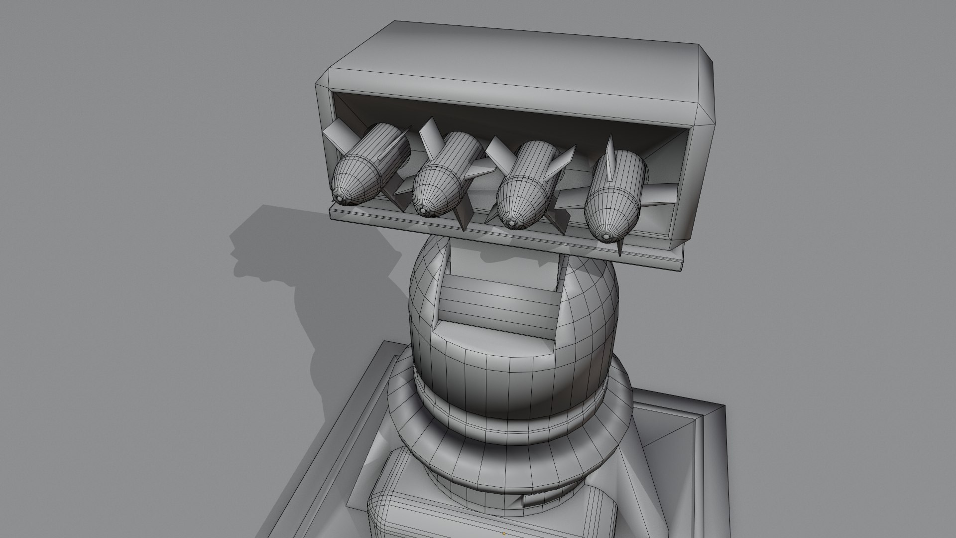 Low Poly Missile Launcher 3D model - TurboSquid 1837071