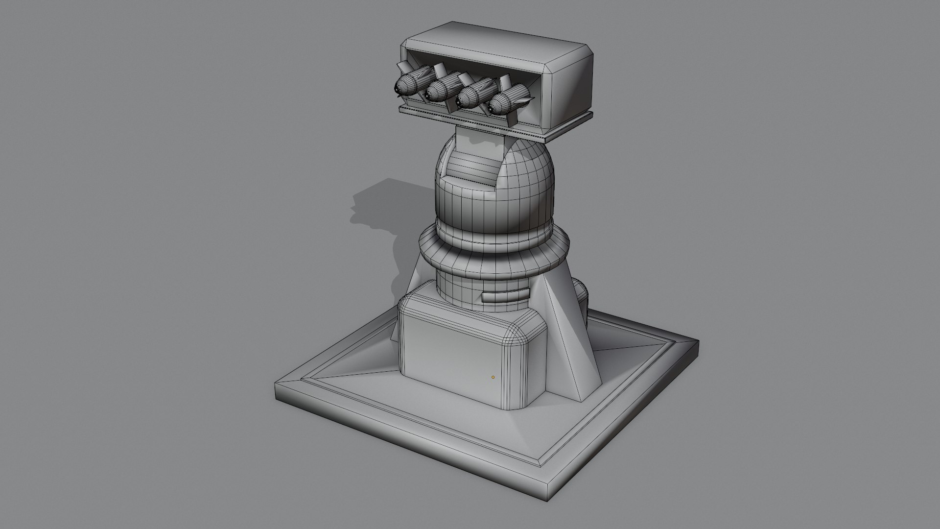 Low Poly Missile Launcher 3D model - TurboSquid 1837071