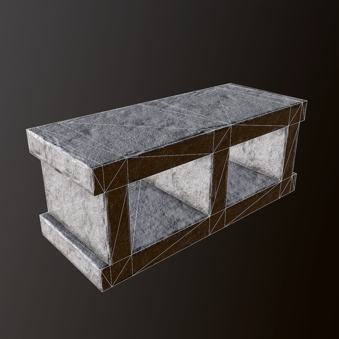 3D Pbr Ready Cinderblock - TurboSquid 1239265