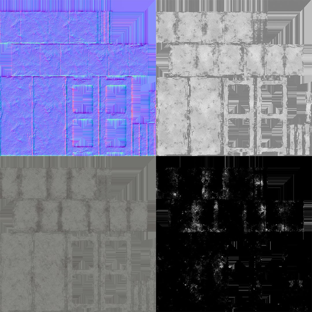 3D Pbr Ready Cinderblock - TurboSquid 1239265