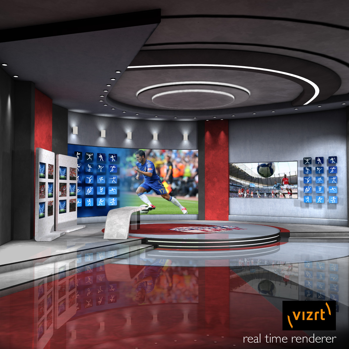 maya real time virtual set